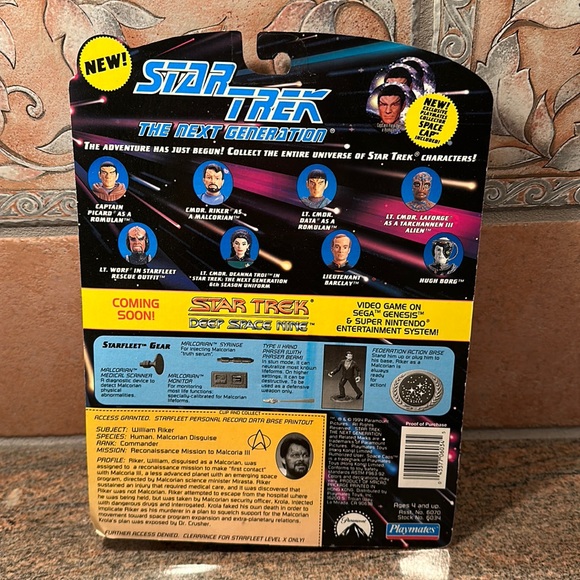 Star Trek | Toys | Star Trek The Next Generation Commander Riker As A ...